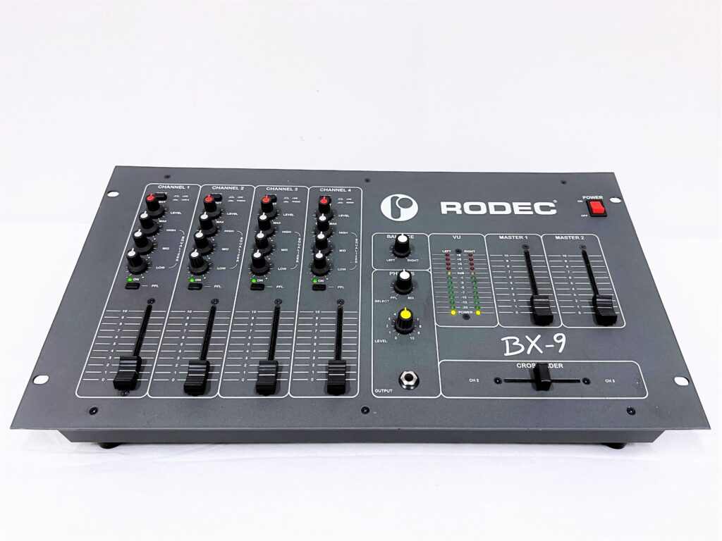 DJ audio mixer Rodec BX-9 | Vintage Toys for Boys